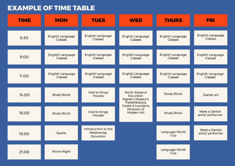 example of timetable_English course_2 - International People's College